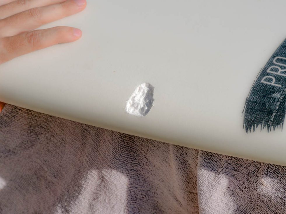 How To Fix A Surfboard Ding - SBSboards